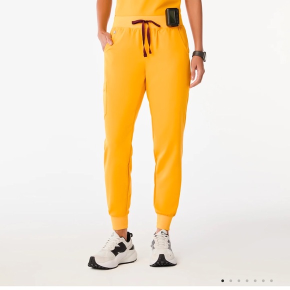 Figs | Pants & Jumpsuits | Figs Emergency Yellow Zamora Jogger Scrub ...